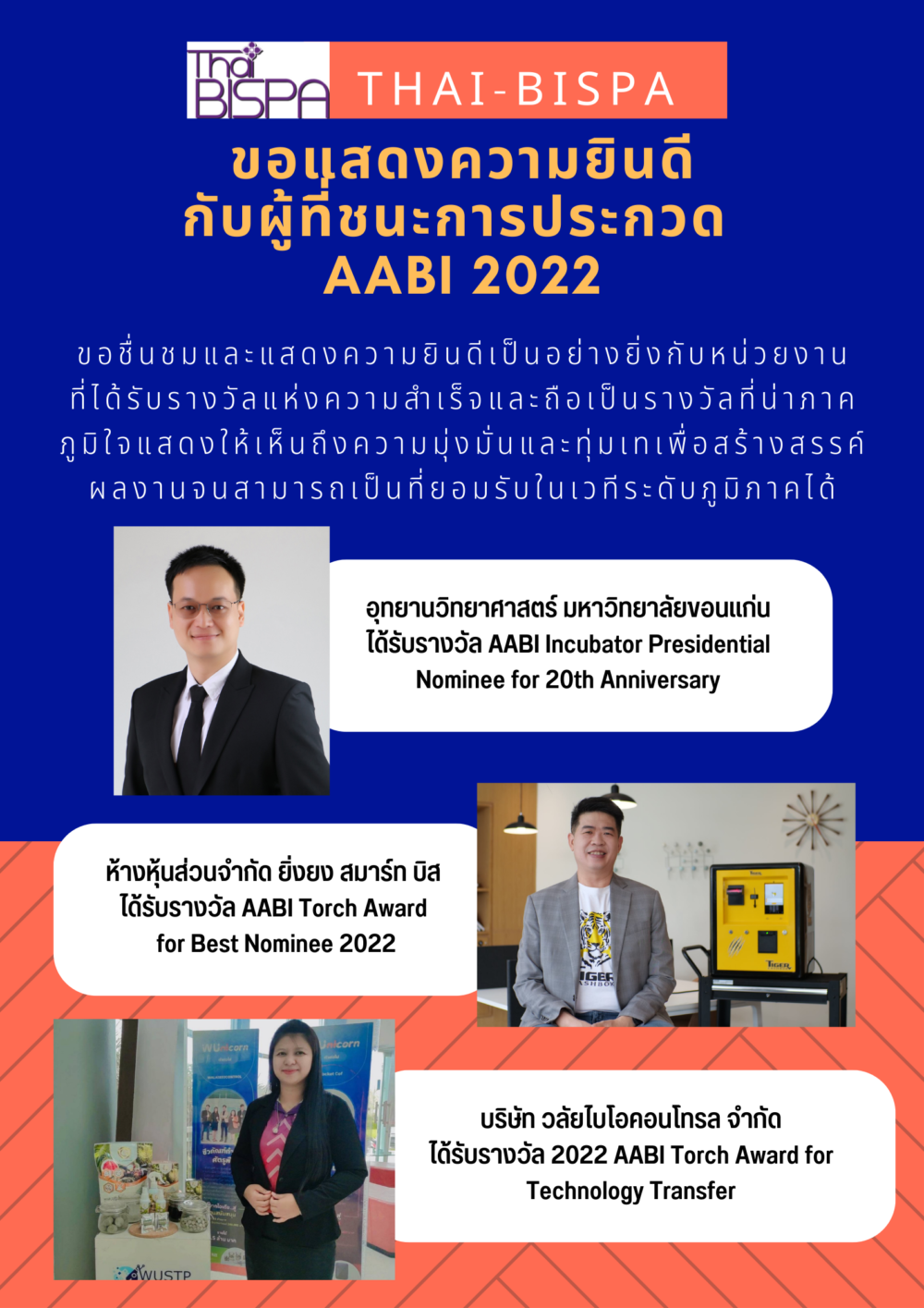 Thai-BISPA ขอแสดงความยินดีกับหน่วยงานสมาชิกและผู้ประกอบการที่ชนะการ ...